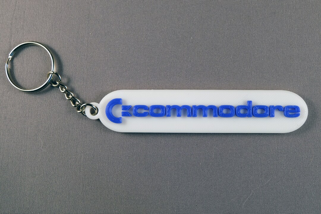 Commodore 3D Printed Keyring Keychain. Retro 70's 80's - Etsy