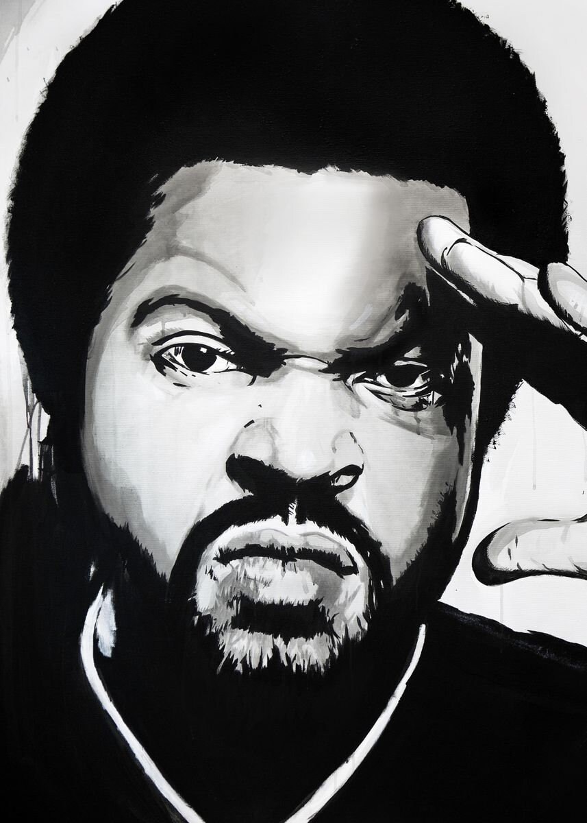 Ice Cube poster Ice Cube Gloss Poster 17x 24 inches | Etsy