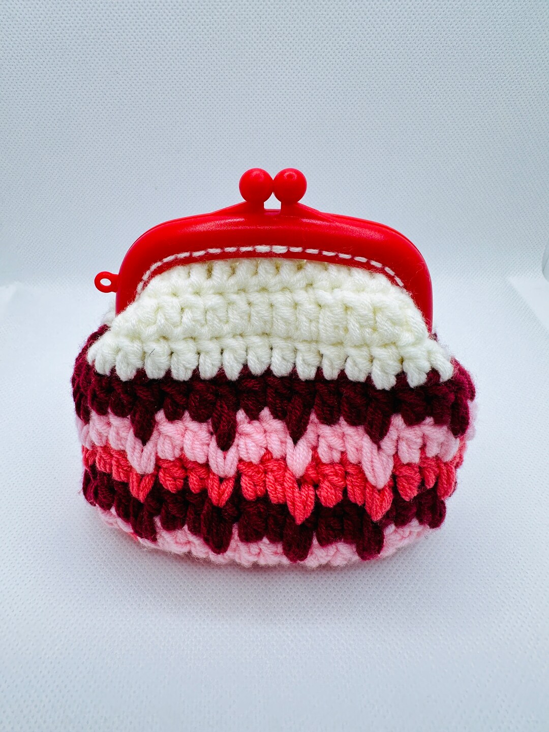 8.5 Cm Red Frame Crochet Bag - Etsy