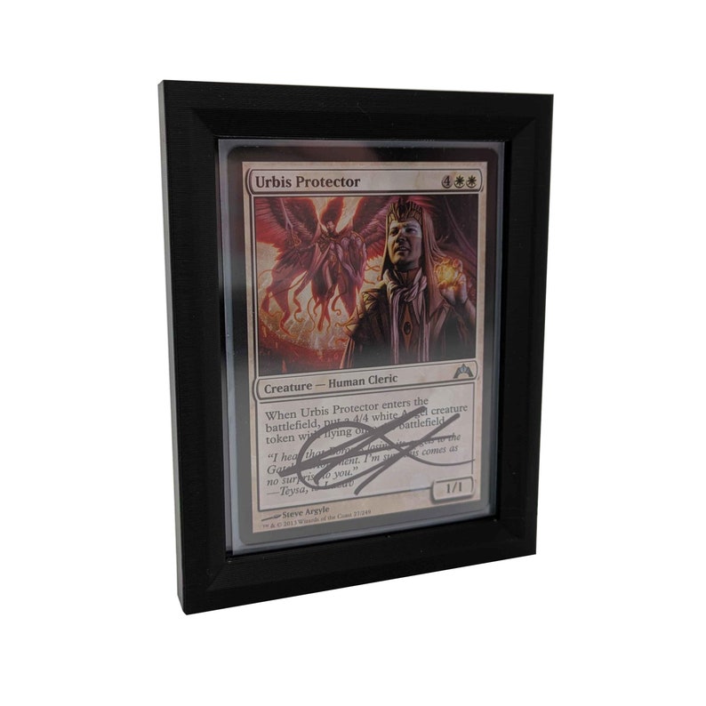Wall Mount Trading Card Frame - TCG Frame for MTG, Pokemon, Lorcana ...
