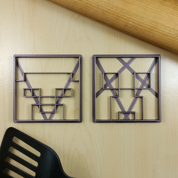 Minecraft Steve and Creeper Minecraft Cookie Cutters 3D - Etsy