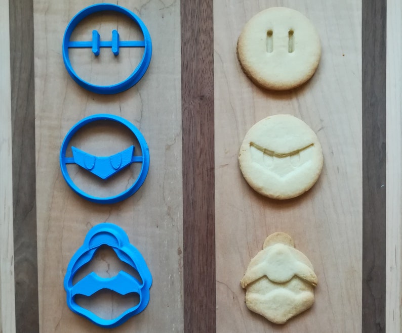 Kirby Character Cookie Cutters Meta Knight Kirby King | Etsy