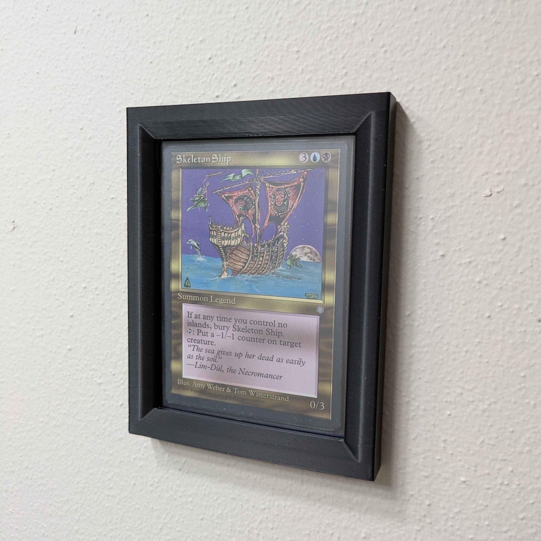 Wall Mount Trading Card Frame - TCG Frame for MTG, Pokemon, Lorcana ...