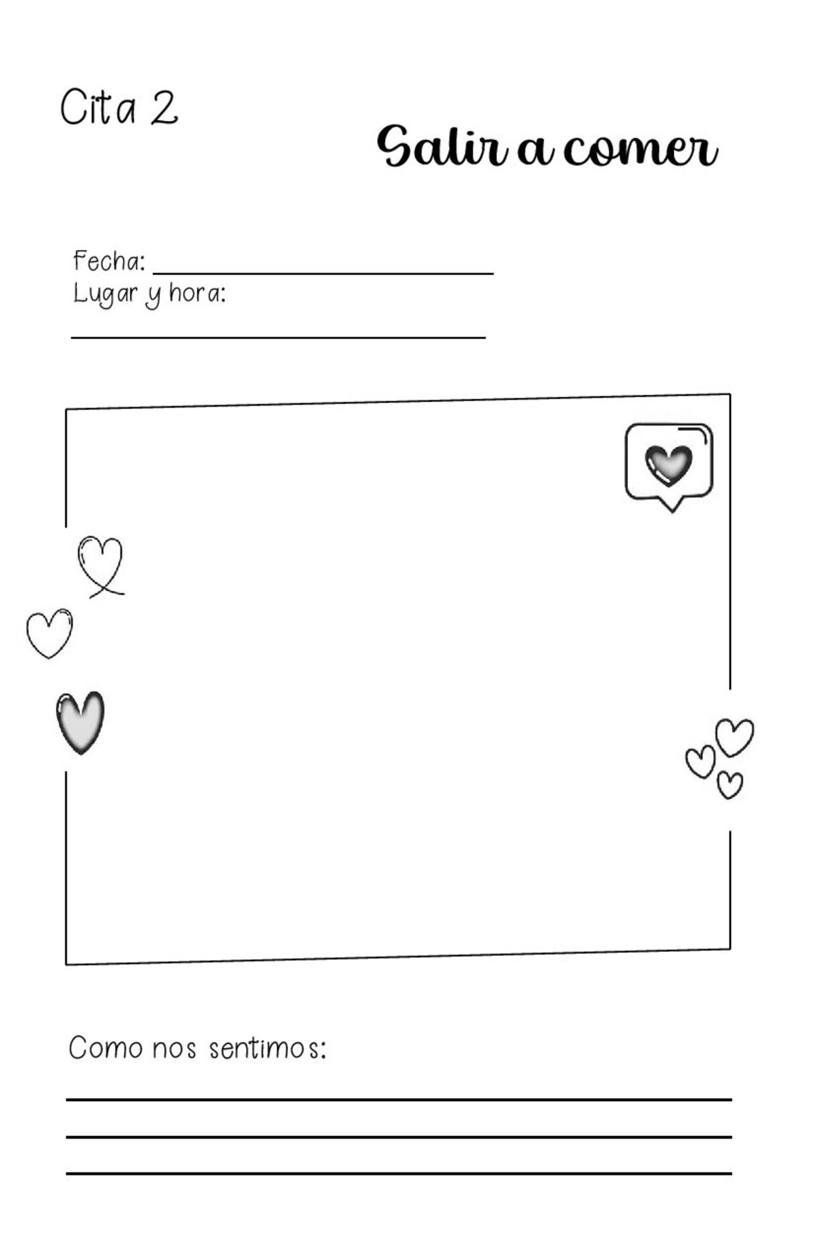 100 Citas Juntos reto aniversario para imprimir pdf novios pareja ...