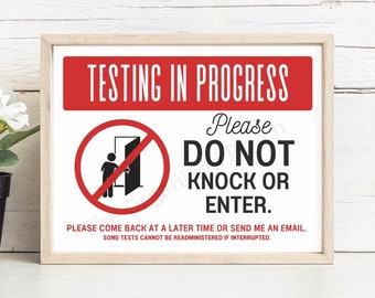 please do not disturb testing