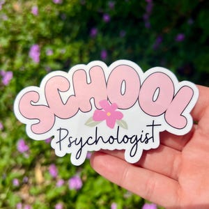 School Psychology Sticker, School Psychologist Sticker, School ...