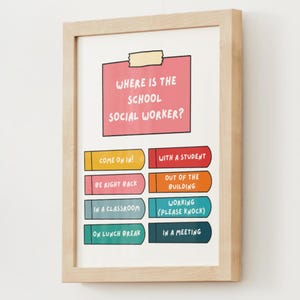 Where is the School Social Worker Sign, Clinical School Social Worker ...