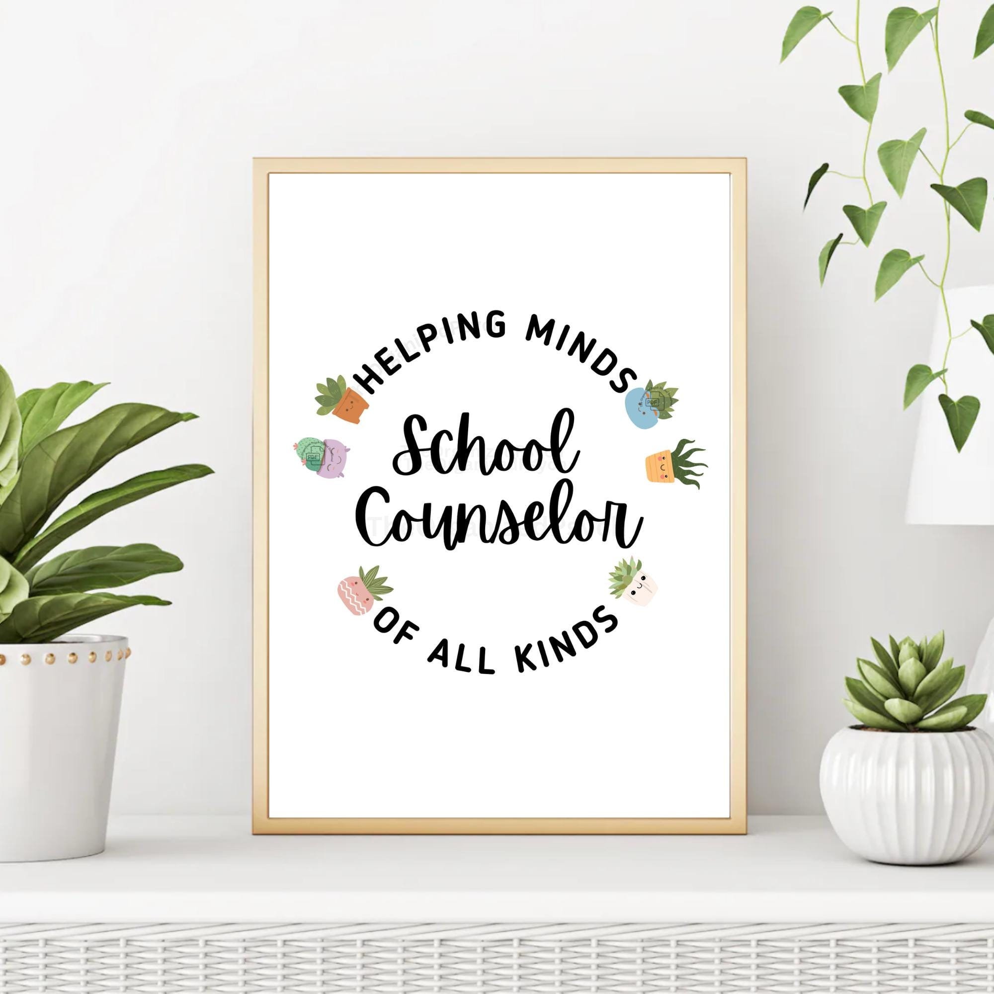 School Counselor Office Sign – Printable Wall Art for Counseling Room ...