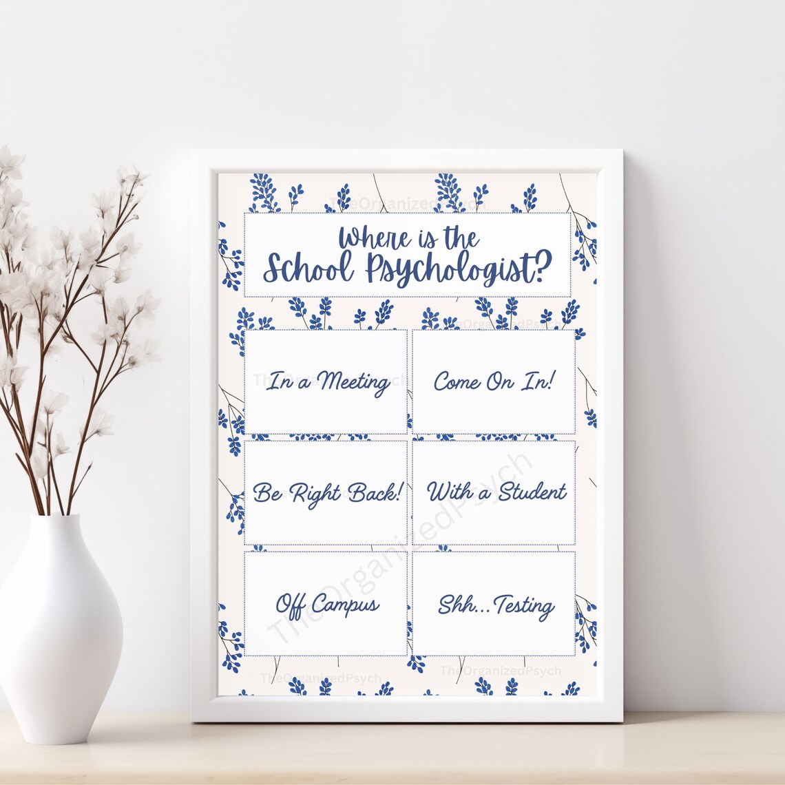 Where is the School Psychologist Door Sign, School Psych Office Sign ...