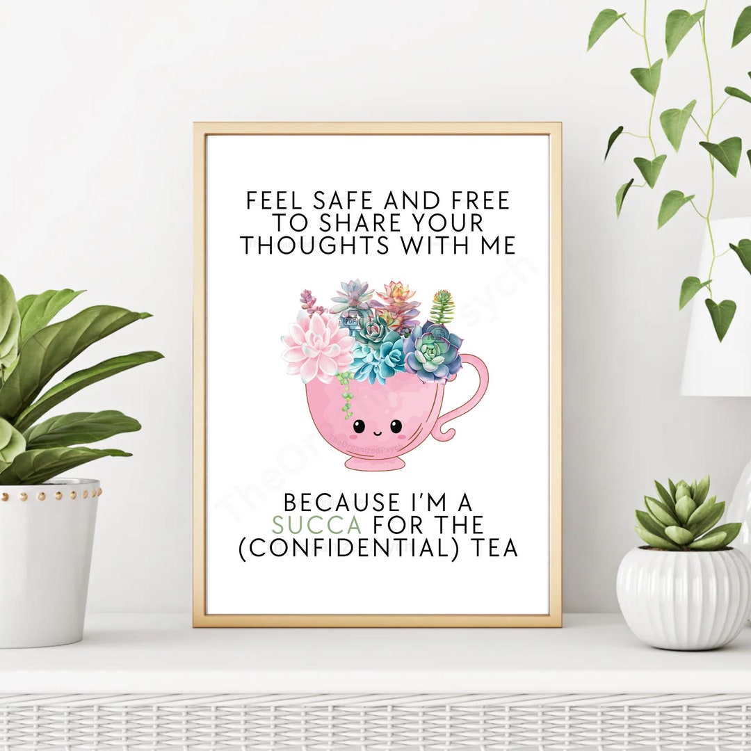 Confidentiality Office Sign, Counseling Sign, Therapy Sign ...