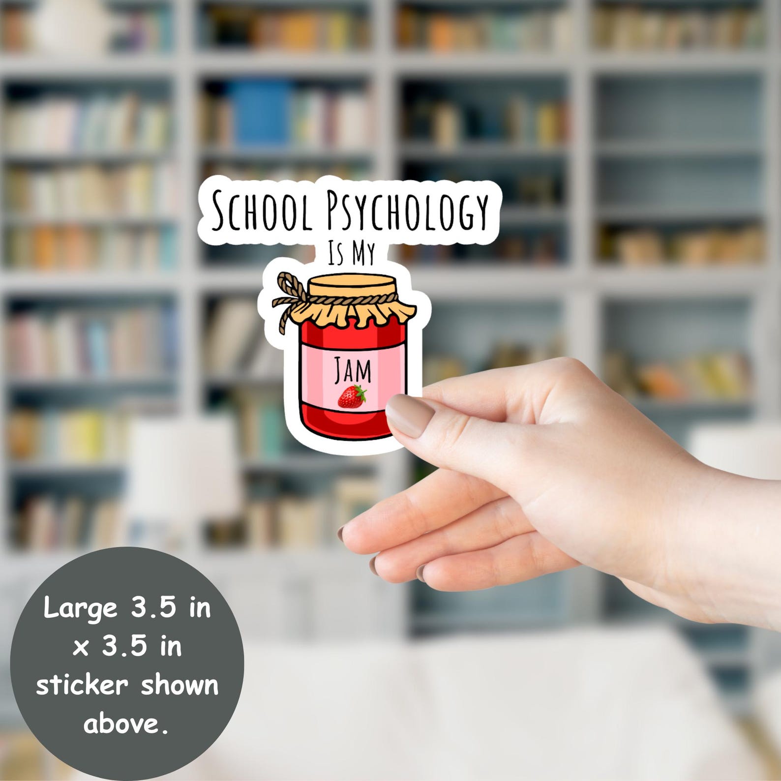 School Psych Sticker, School Psychologist Sticker, Gift for School ...