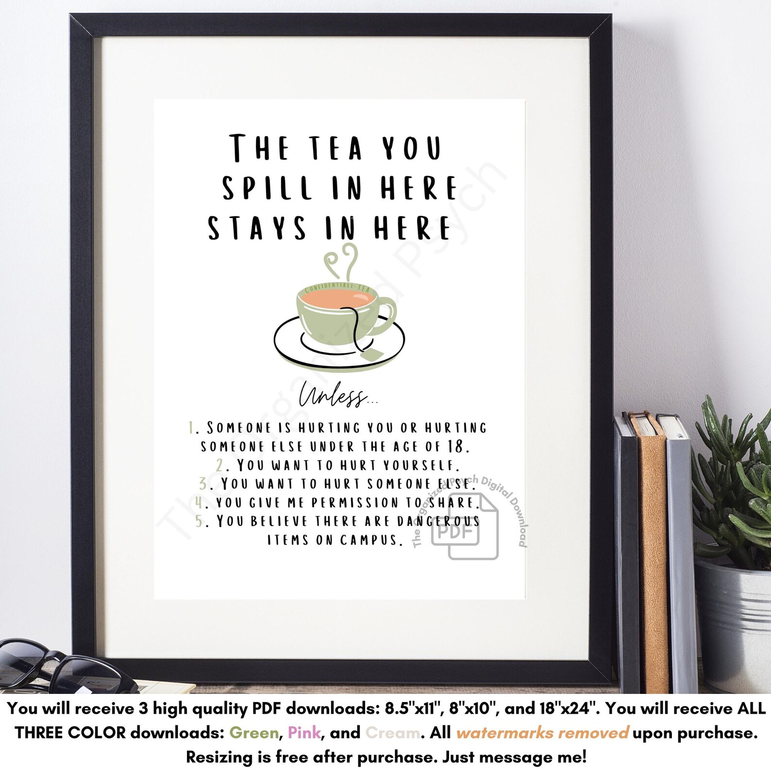 School Confidentiality Sign, School Office Confidentiality Poster ...