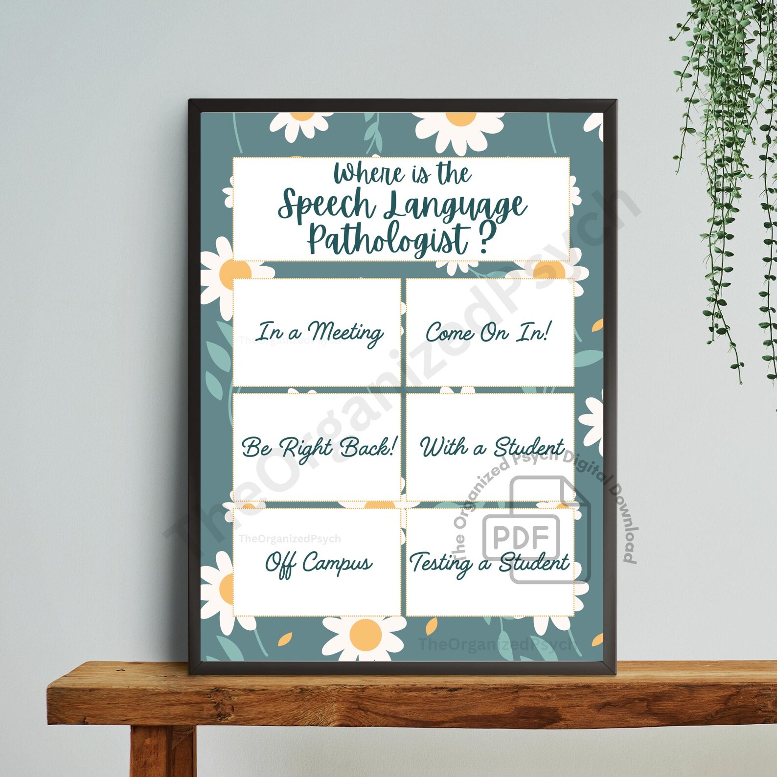 Where is the Speech Language Pathologist Sign Office Door Sign Locate ...
