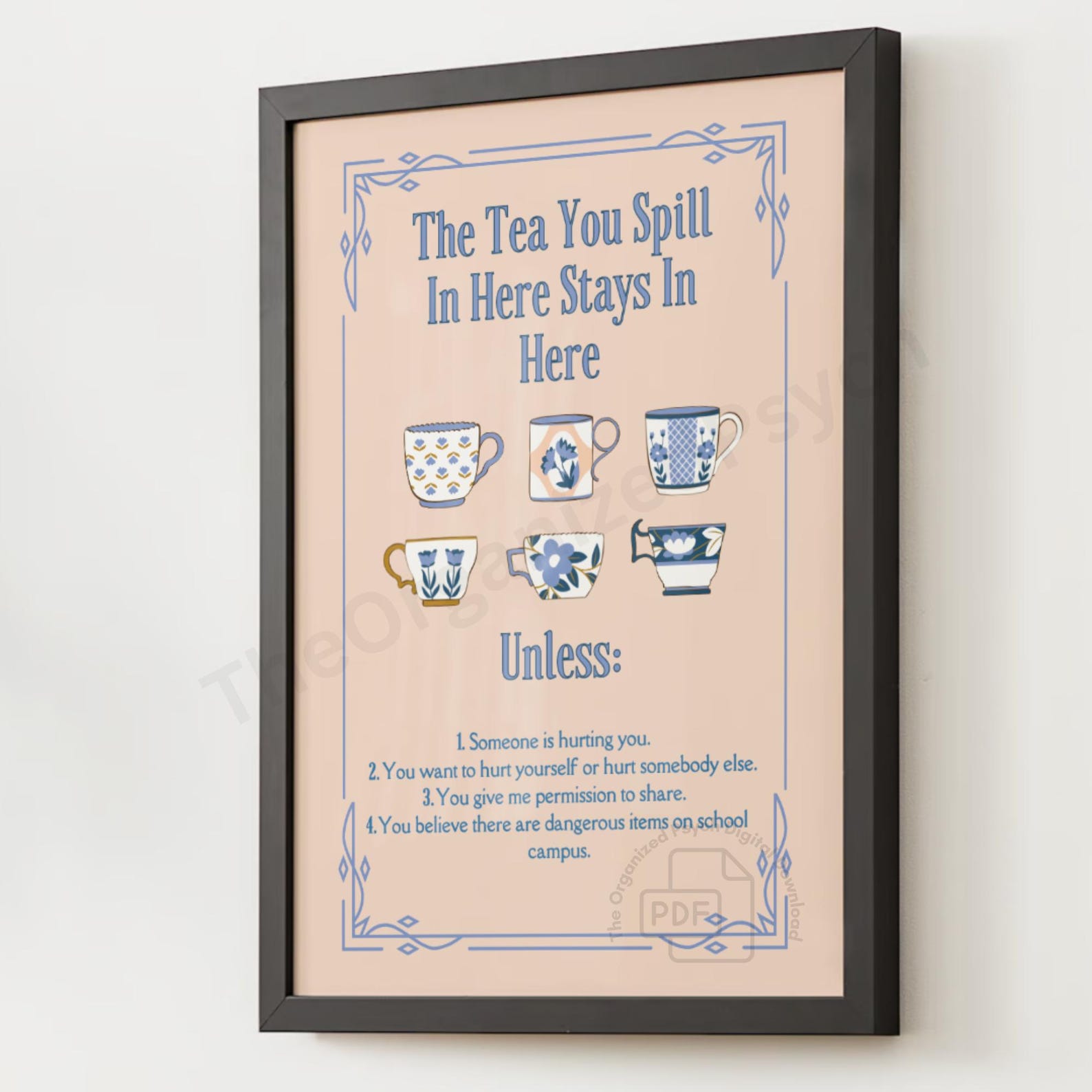 School Confidentiality Policy, What You Say in Here Stays in Here ...