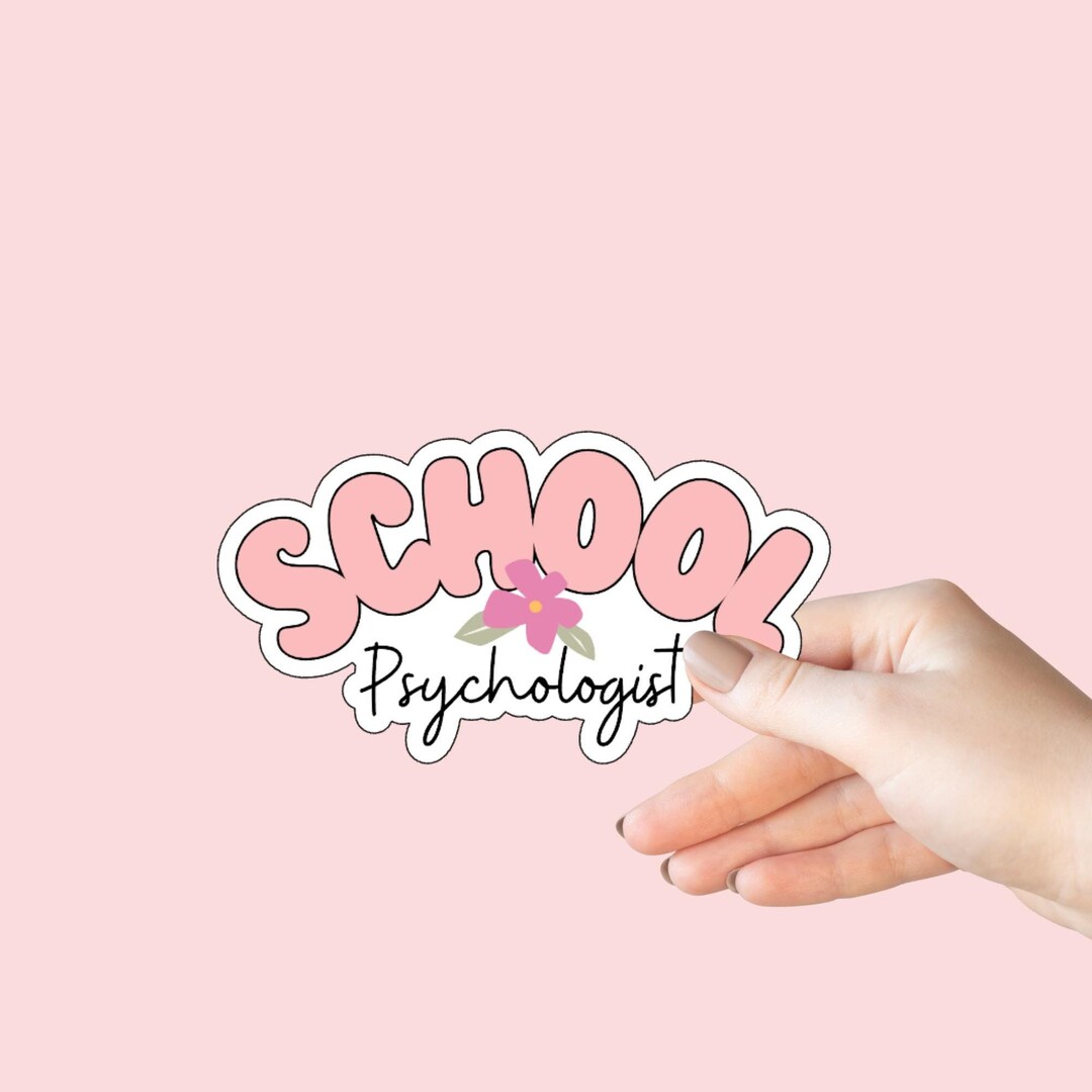 School Psychology Sticker, School Psychologist Sticker, School ...