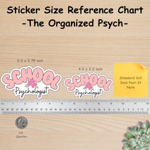 School Psychology Sticker, School Psychologist Sticker, School ...