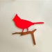 Cardinal Remembrance Door / Window Topper - Etsy