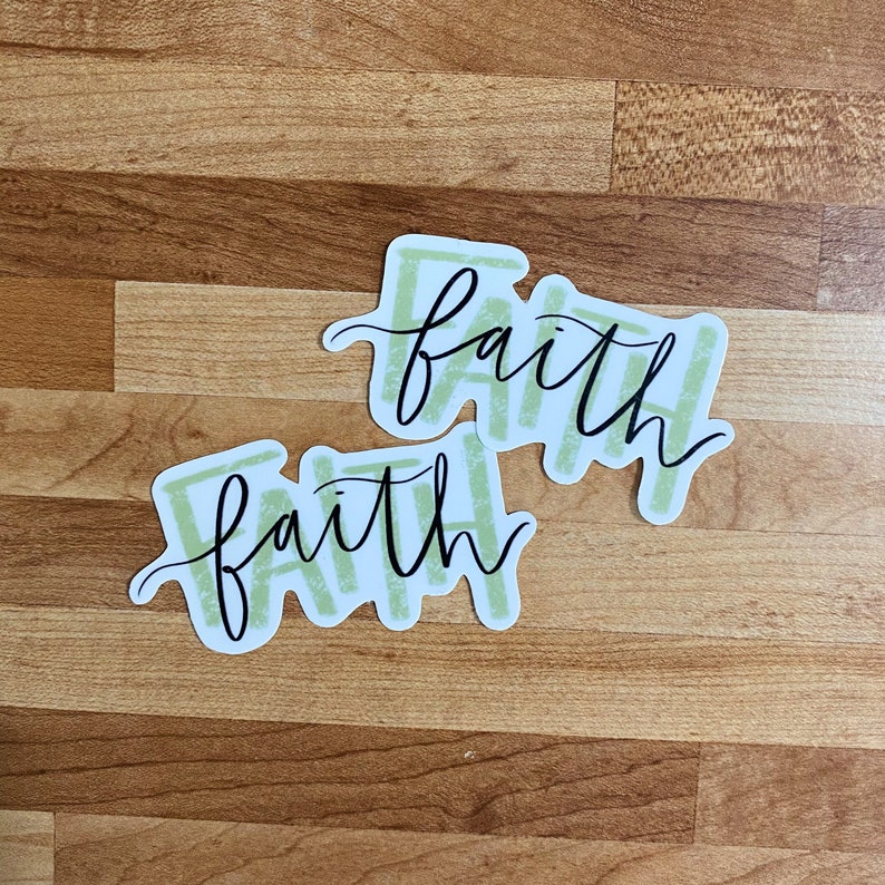 Faith Sticker | Bible, Laptop, Water Bottle, Faith Decal - Etsy