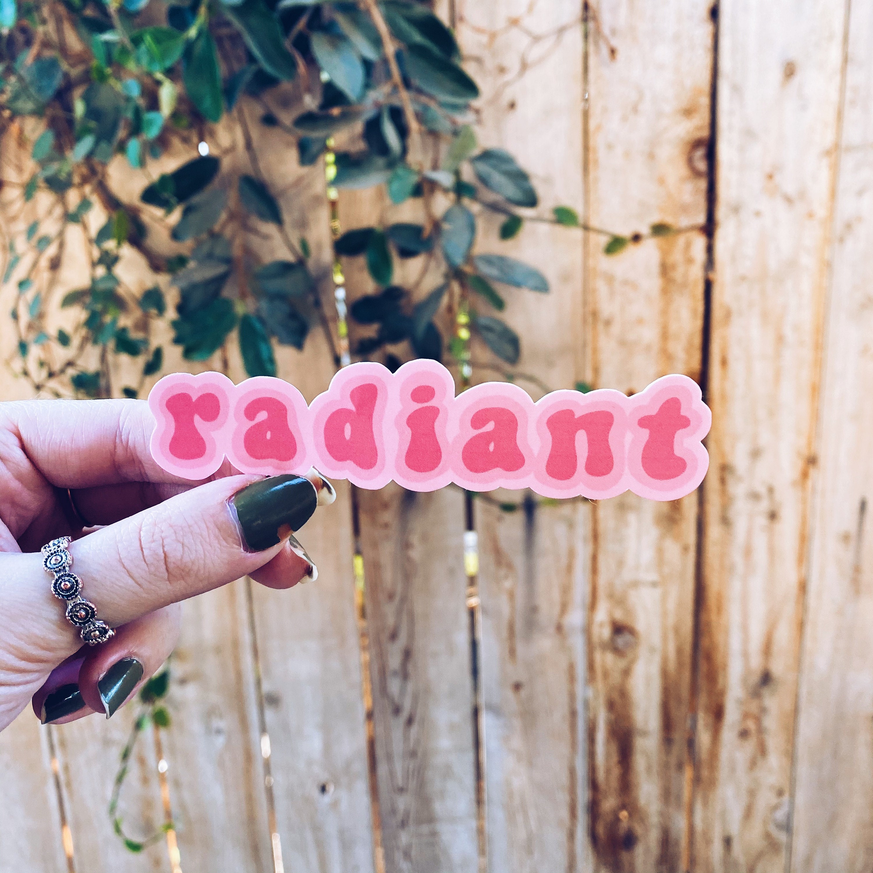 Radiant Sticker Bible Laptop Water Bottle Faith Decal - Etsy