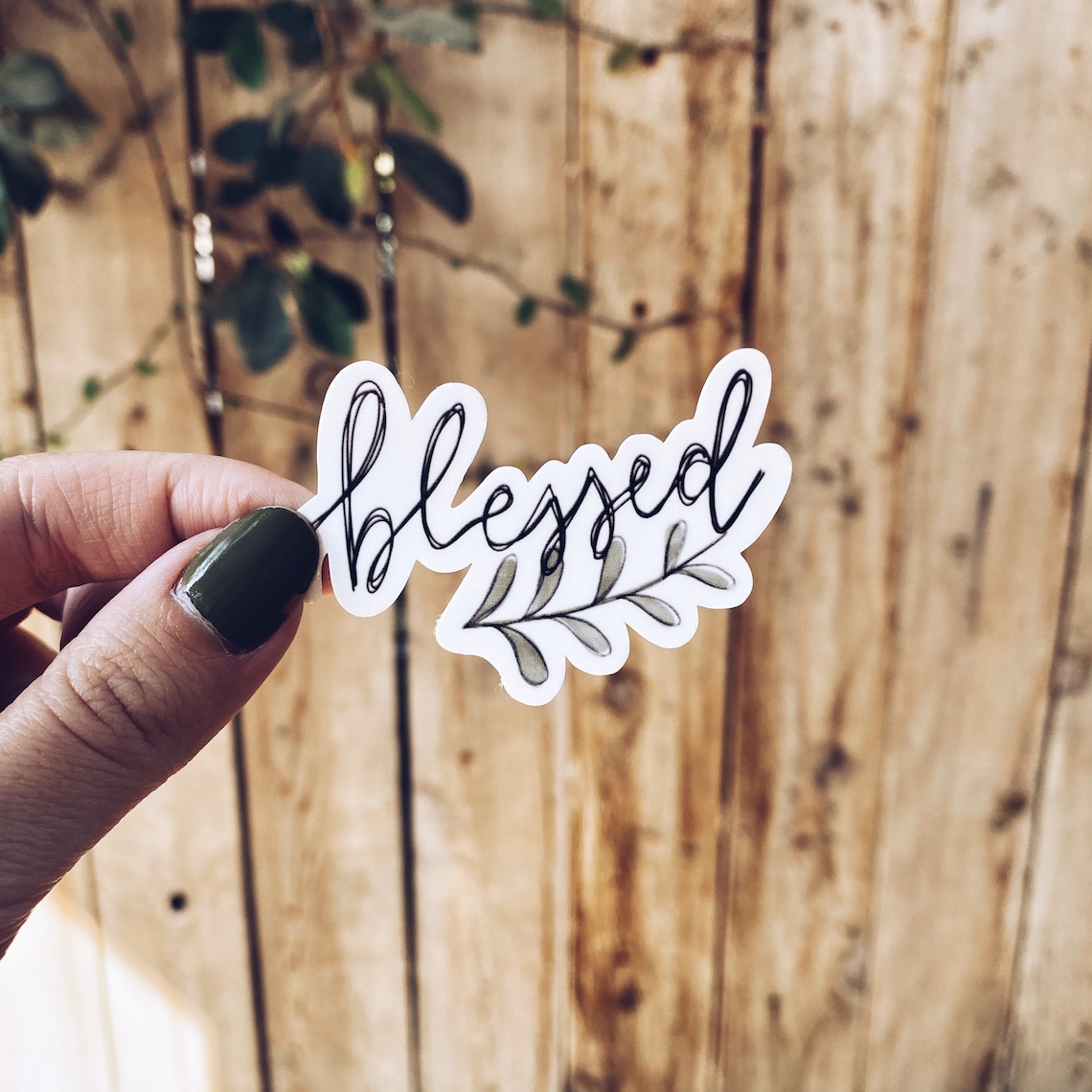 Blessed Sticker | Bible, Laptop, Water Bottle, Faith Decal - Etsy
