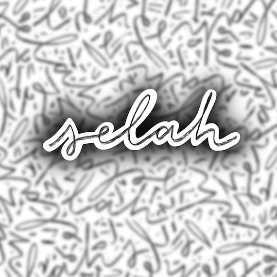 Selah Sticker Bible Laptop Water Bottle Faith Decal | Etsy