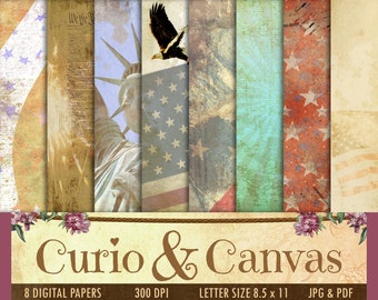 Grunge Digital Paper - Etsy