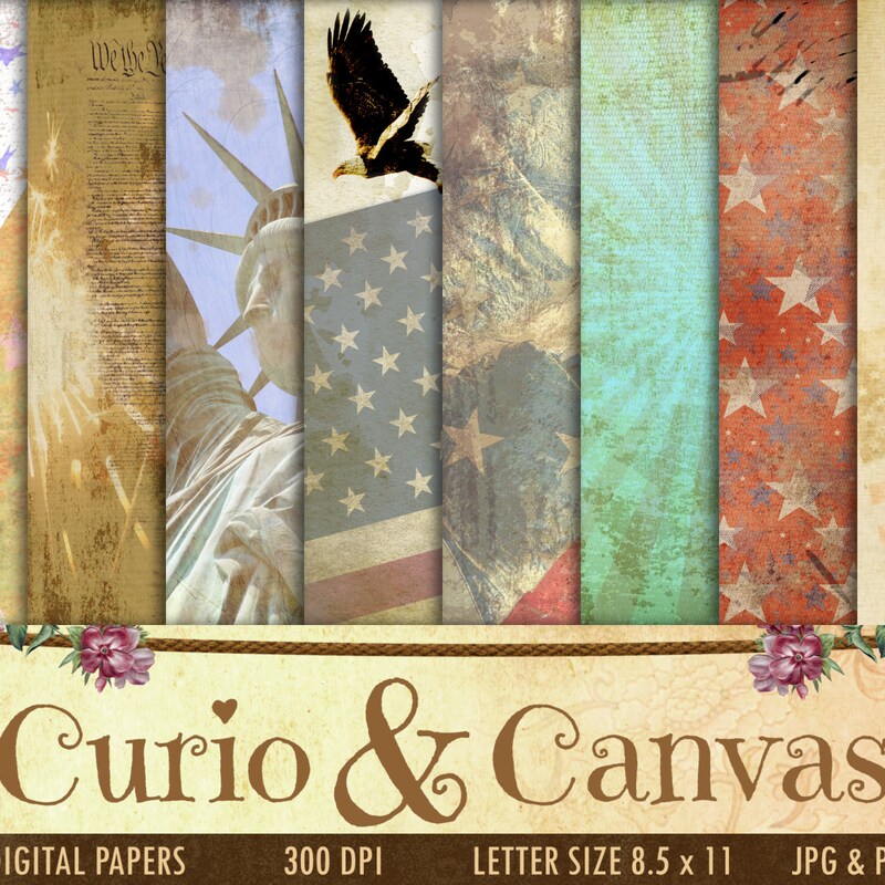 Patriotic Scrapbook - Etsy