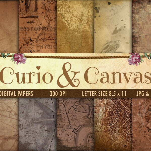 Vintage Atlas Pages - Etsy