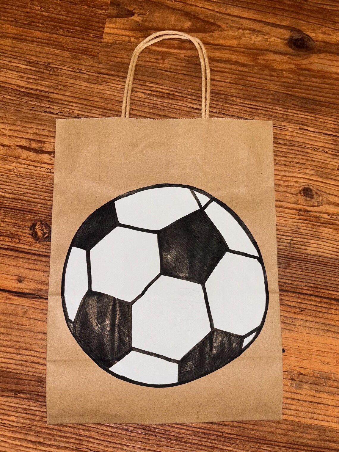 Hand Painted Paper Bags - Sports - Etsy