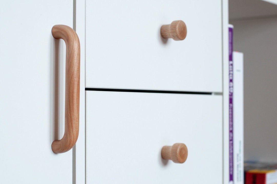 Solid Wood Furniture Handles, Wood Handles Dresser, Wooden Handles ...