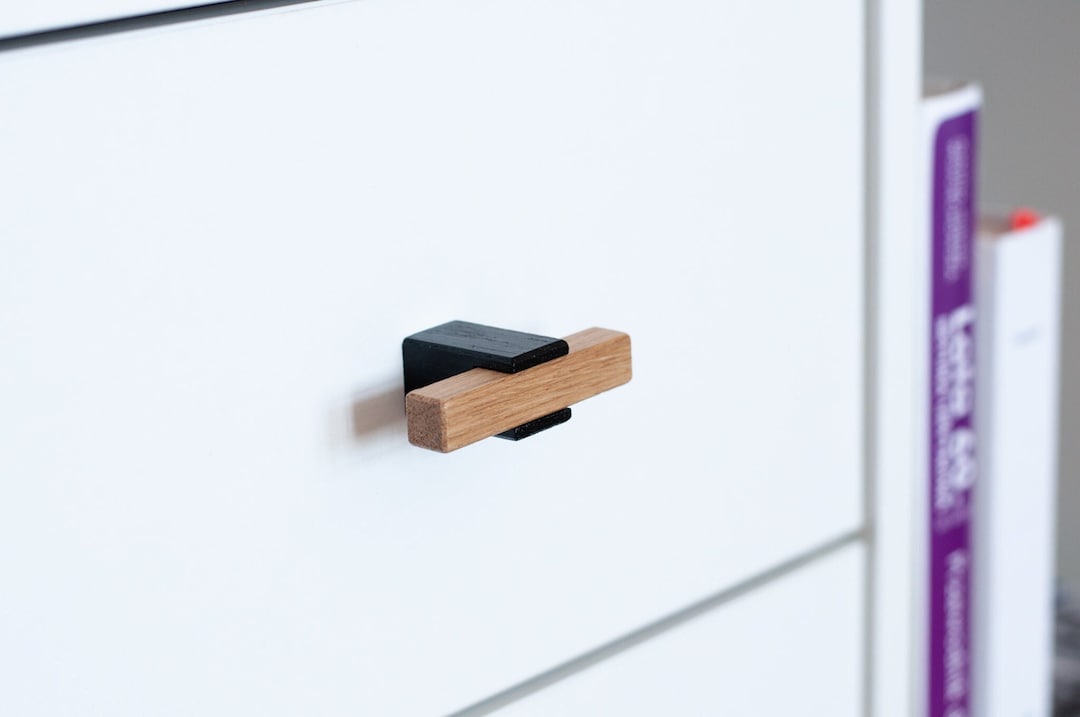 Solid Oak Furniture Knobs, Wood Knobs for Dresser, Wood Knobs for ...