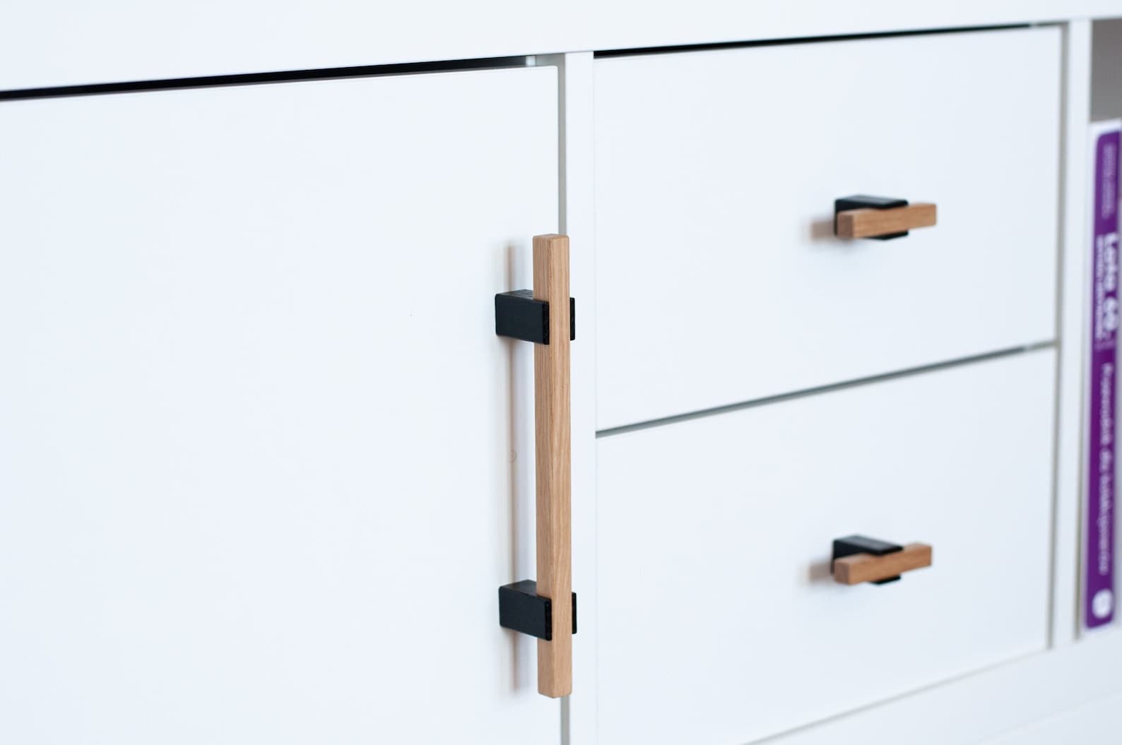 Solid Oak Furniture Handles Wooden Handles Cabinet Wood - Etsy