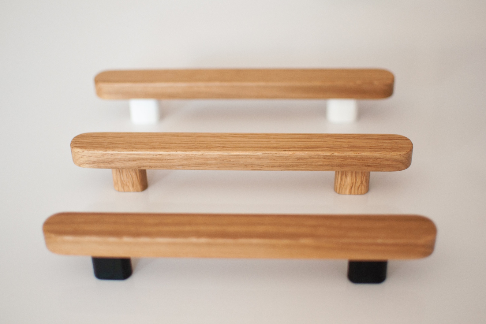 Minimalist Wood Pull Handles, Mid Century Pull Handles, Mid Century ...