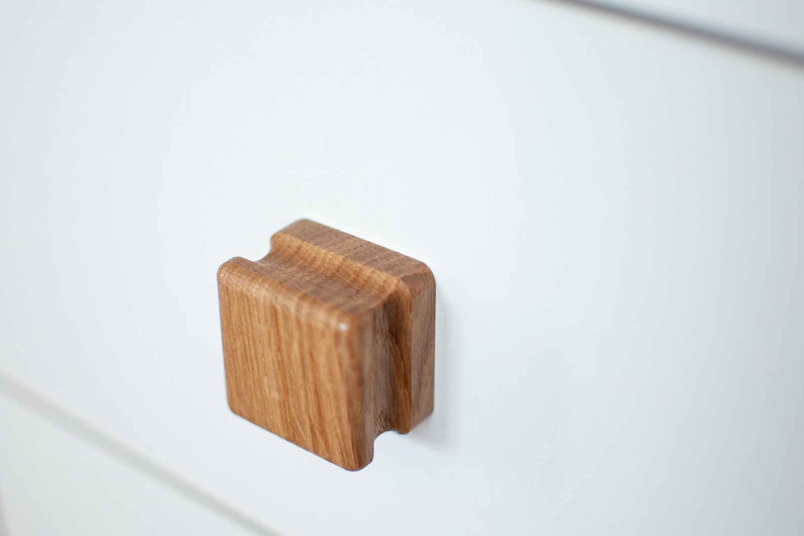 Square Wood Knobs, Square Drawer Wood Knobs, Solid Wood Knobs for ...