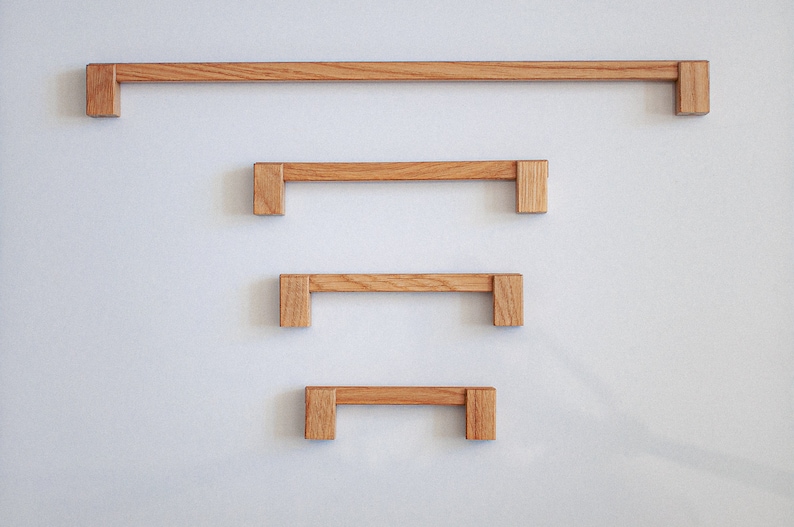 Natural Wood Drawer Pulls, Wooden Handles for Cabinet, Wood Handles for ...