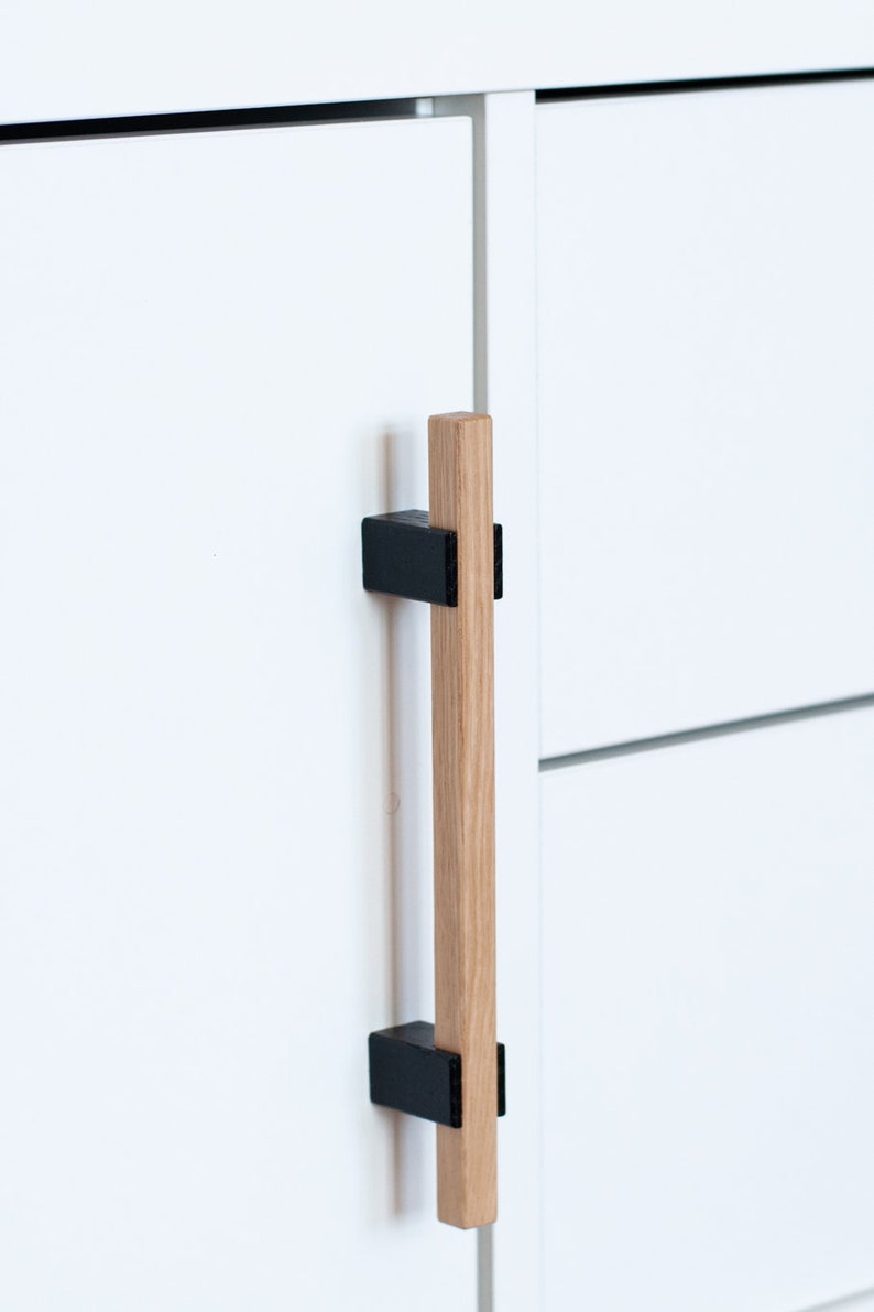Solid Oak Furniture Handles Wooden Handles Cabinet Wood - Etsy