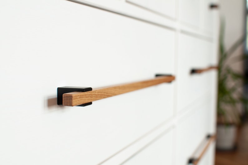 Solid Oak Drawer Pulls Drawer Pulls Solid Oak Oak Wood - Etsy