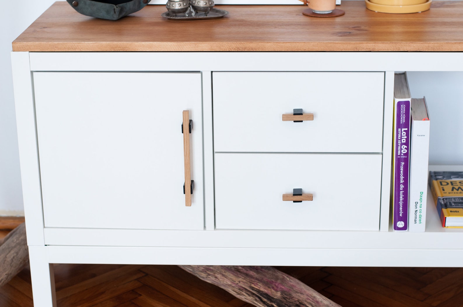 Solid Oak Furniture Handles Wooden Handles Cabinet Wood - Etsy