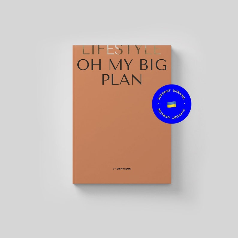 Planner Oh My Big Plan Lifestyle Edition Notebook - Etsy