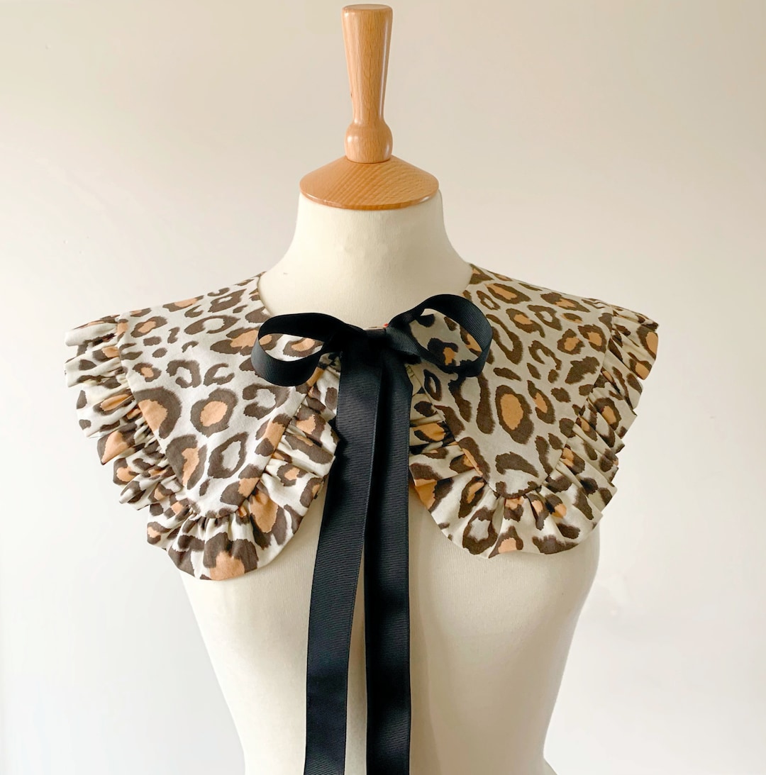 Leopard Lovers Detachable Frill Collar - Etsy