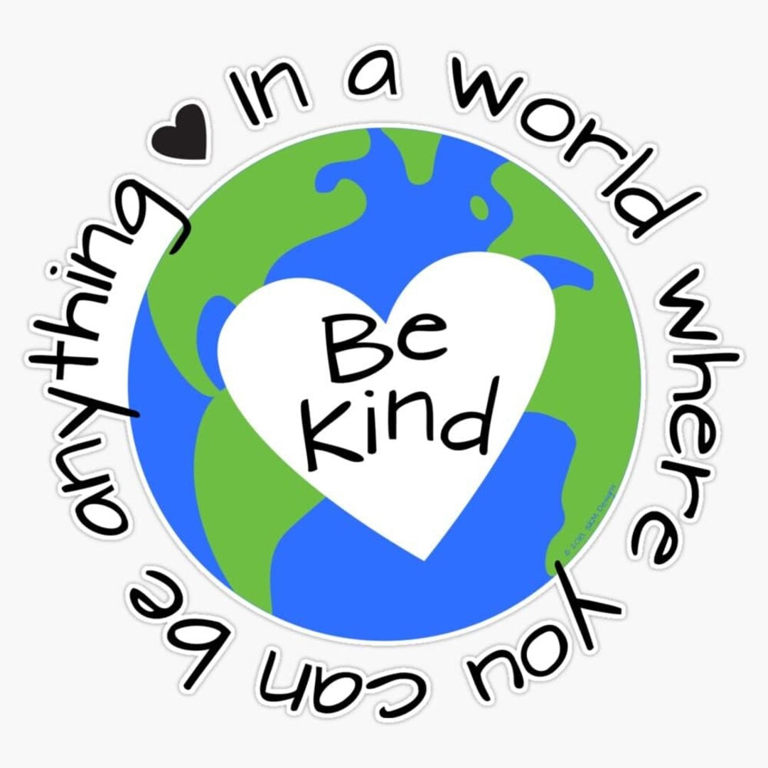 Be Kind Bumper Sticker Decal Sticker Window Vinyl Decal 5 - Etsy