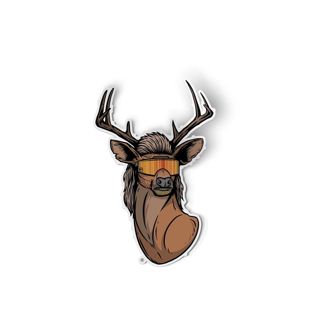 Deer Mullet Bumper Sticker Car Window Vinyl Decal Stickers 5 - Etsy