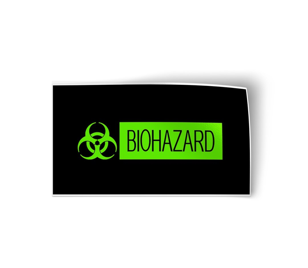 Biohazard Hazmat Bumper Sticker Car Window Vinyl Decal 5" - Etsy