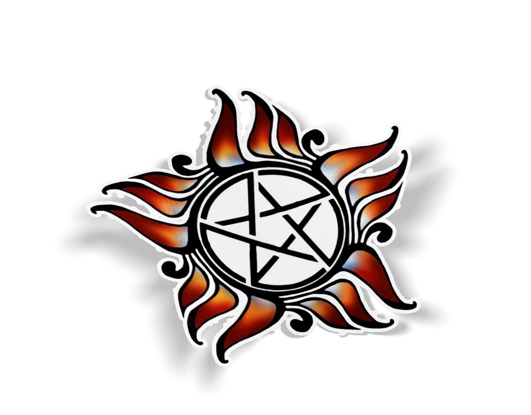 Anti Possession Bumper Sticker Demon Protector Star Car Window Vinyl ...