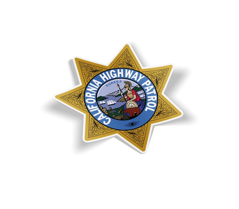 California Highway Patrol Bumper Sticker CHP Police Officer Car Window ...