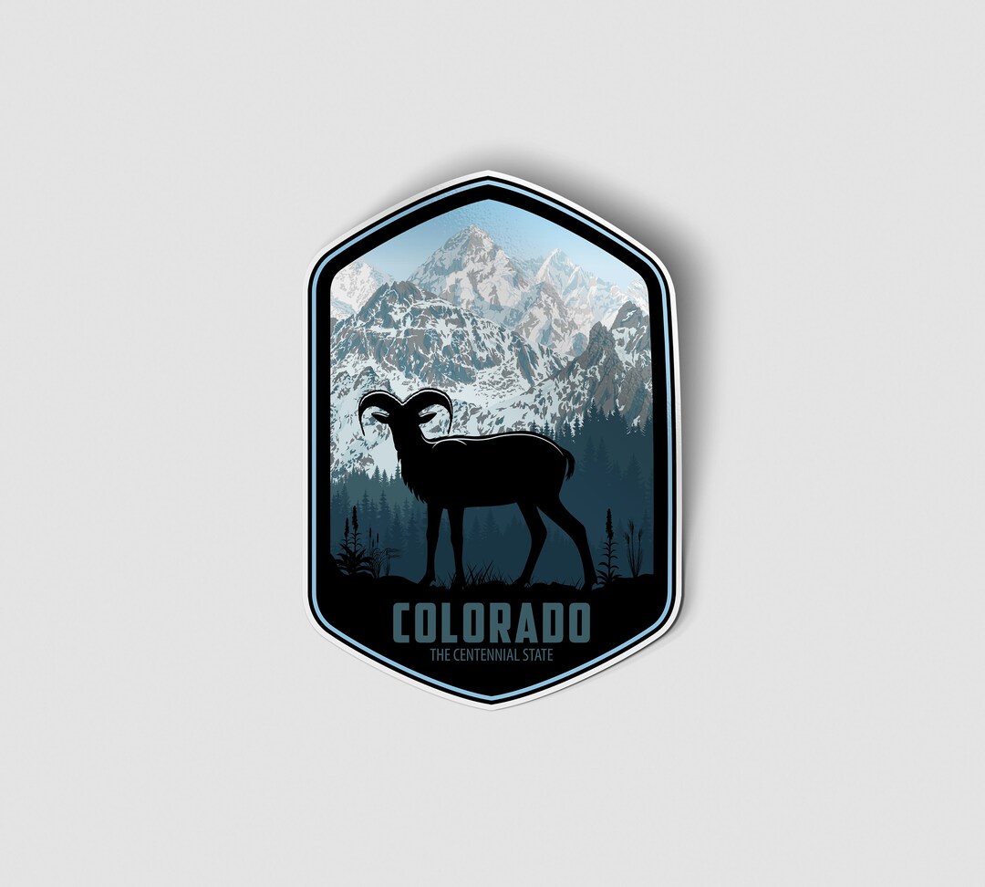 Colorado Bumper Sticker Aspen USA Car Window Vinyl Decal 5" - Etsy