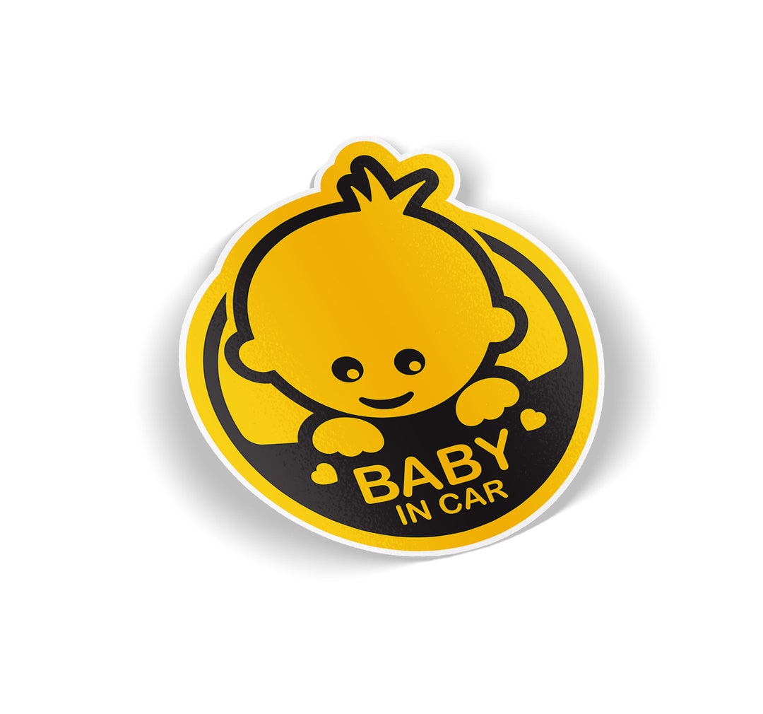 Baby Boy on Board Bumper Sticker Infant Safety Cute Car Window Vinyl ...