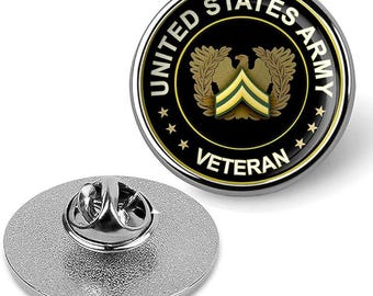 Army Veteran Lapel Pin - Etsy