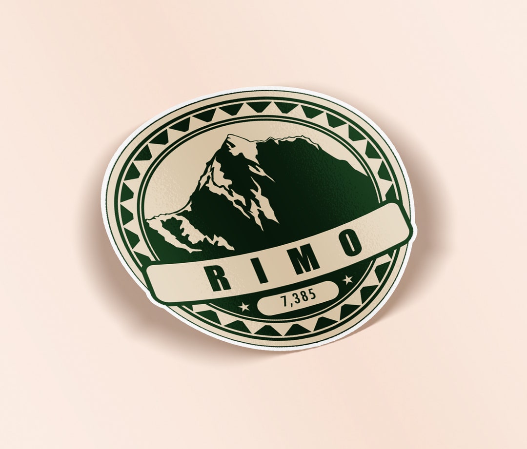 Rimo India Mountains Climbers Gift Sticker Bumper Rimo Kangri Sticker ...