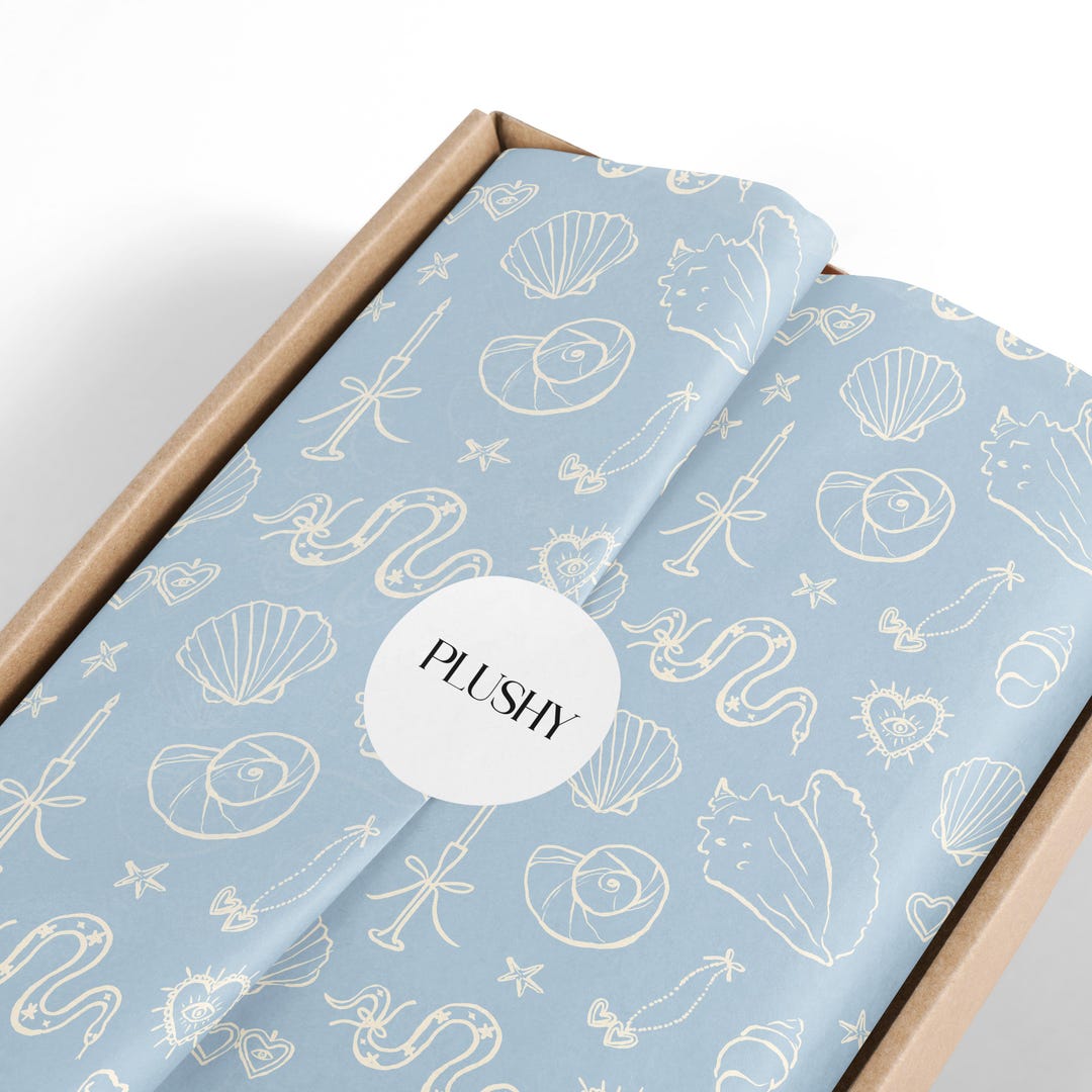 Easter Tissue Paper, Sea Theme Party Gift Wrapping Paper, Cute Tissue ...